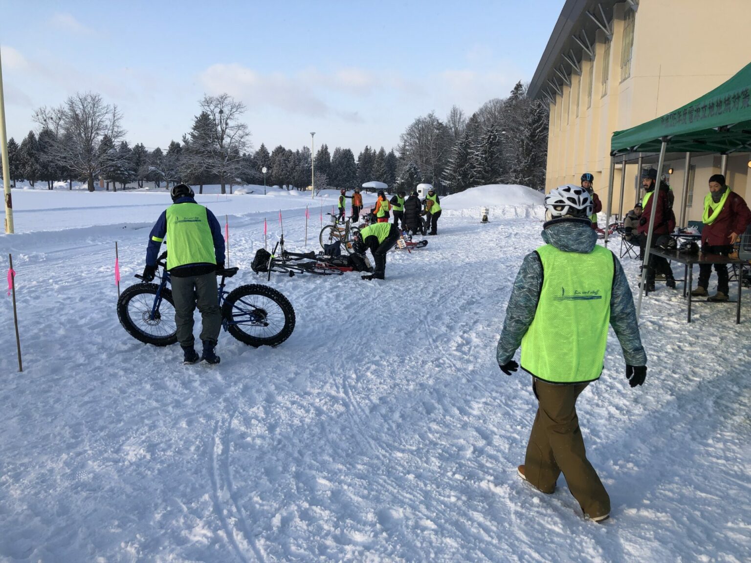 Hokkaido adventures: First Experience at the Biei Snow Cycle Festival